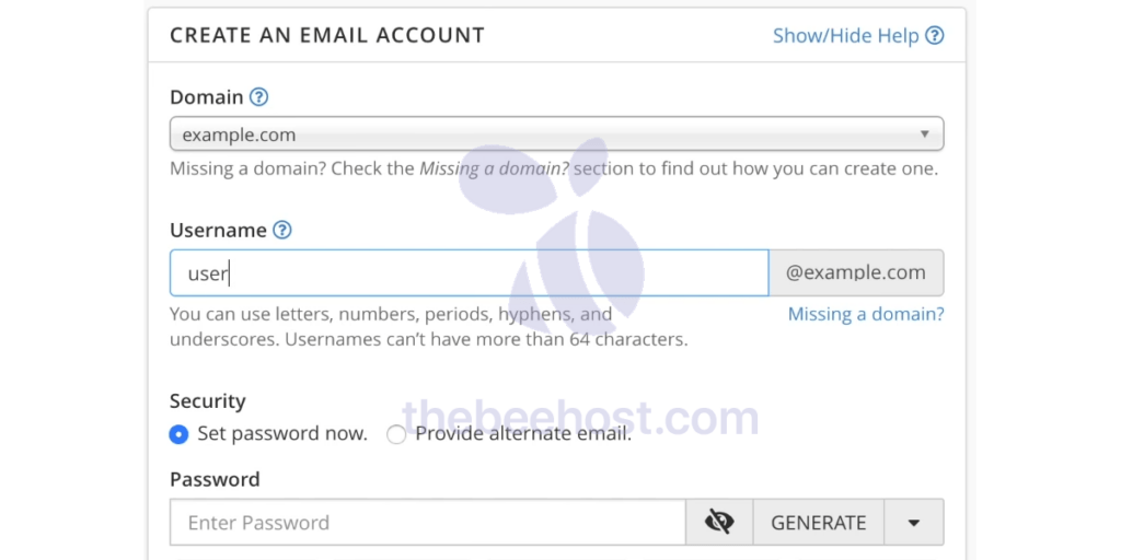 Creating a business email in cPanel – TheBeeHost – Knowledge Base